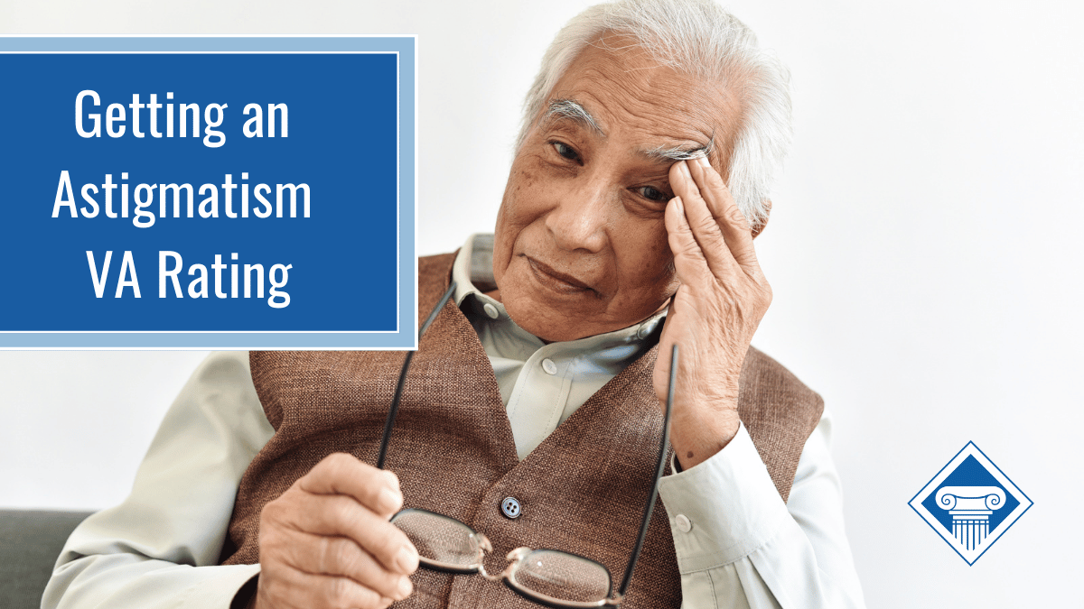 Getting an astigmatism VA rating