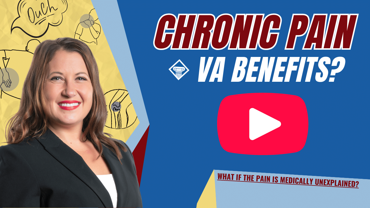 VIDEO: Chronic pain VA disability explained by a VA lawyer