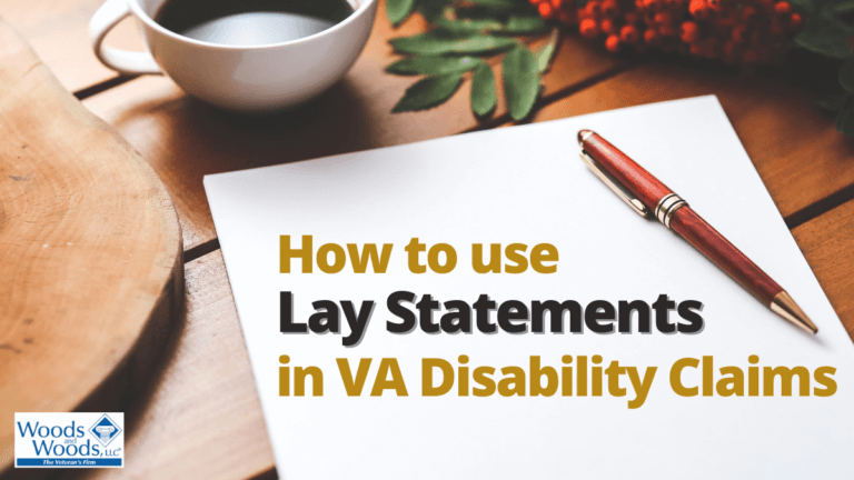 How to Support Your VA Claim with a Lay Statement