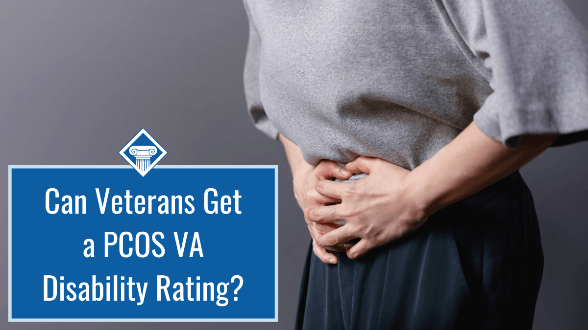 Can veterans get a PCOS VA disability rating?