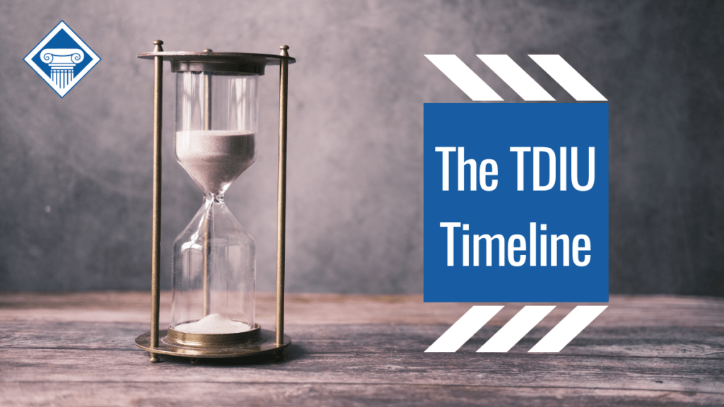The TDIU timeline
