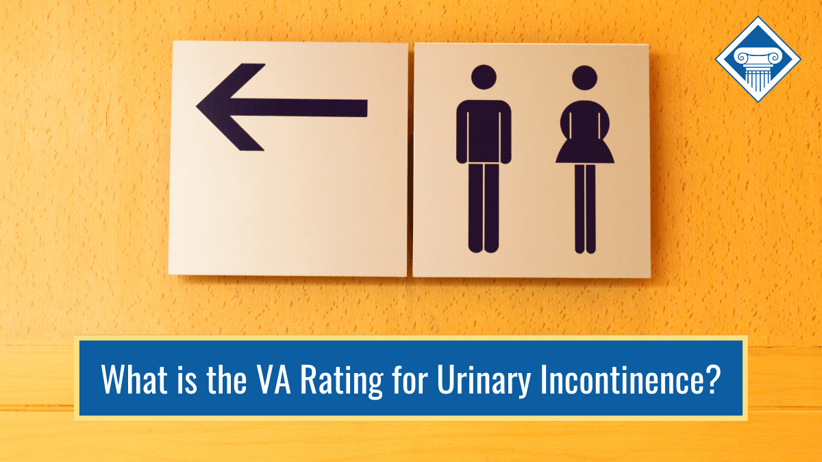What is the VA Rating for Urinary Incontinence?