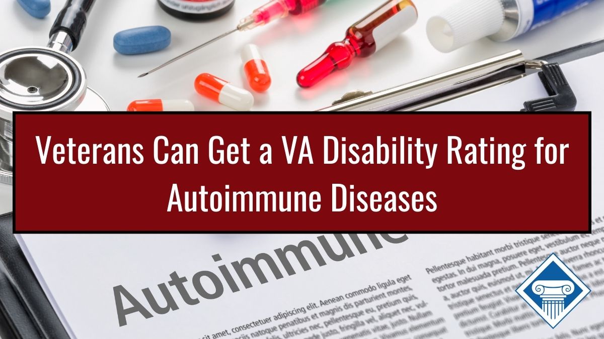 VA disability rating for autoimmune diseases