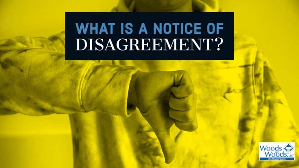 How is a Notice of Disagreement used in the VA appeals process?