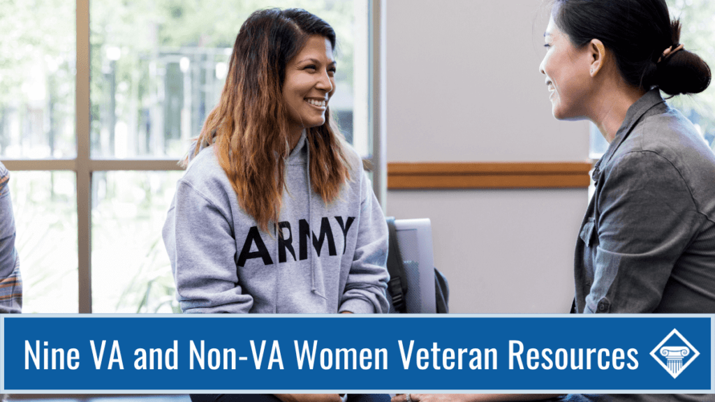 Nine VA and non-VA women veteran resources